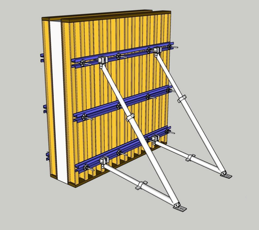 Zeemo H20 Beam Concrete Wall Formwork For Shear Wall Construction ...