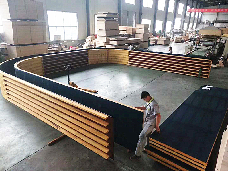 LVL Beam Wood Form Round Wall Water Tank Formwork from China ...