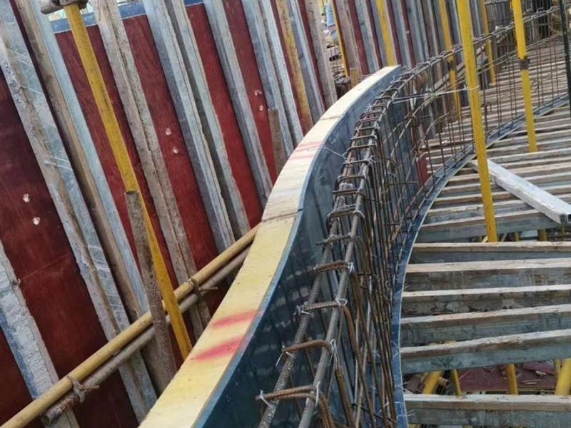 LVL Beam Wood Form Round Wall Water Tank Formwork from China ...